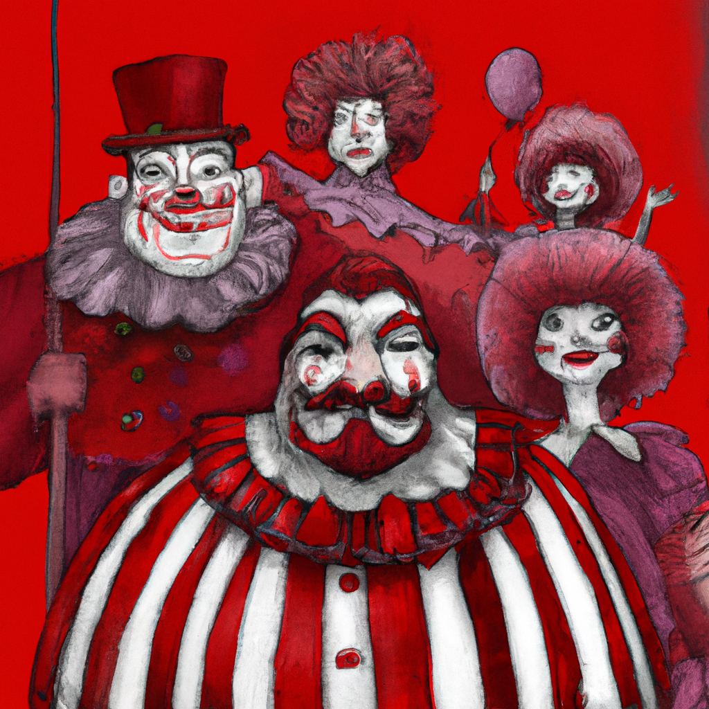 Incredibly detailed giant wandering circus in a para... | OpenArt