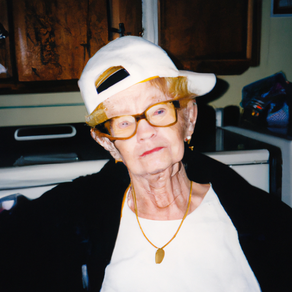 amateur 1999 photo of a grandma with swag | OpenArt