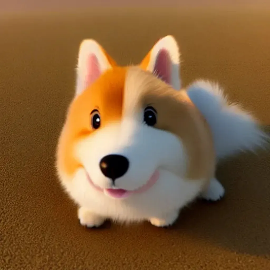 super cute fluffy corgi warrior in armor, photoreali... | OpenArt