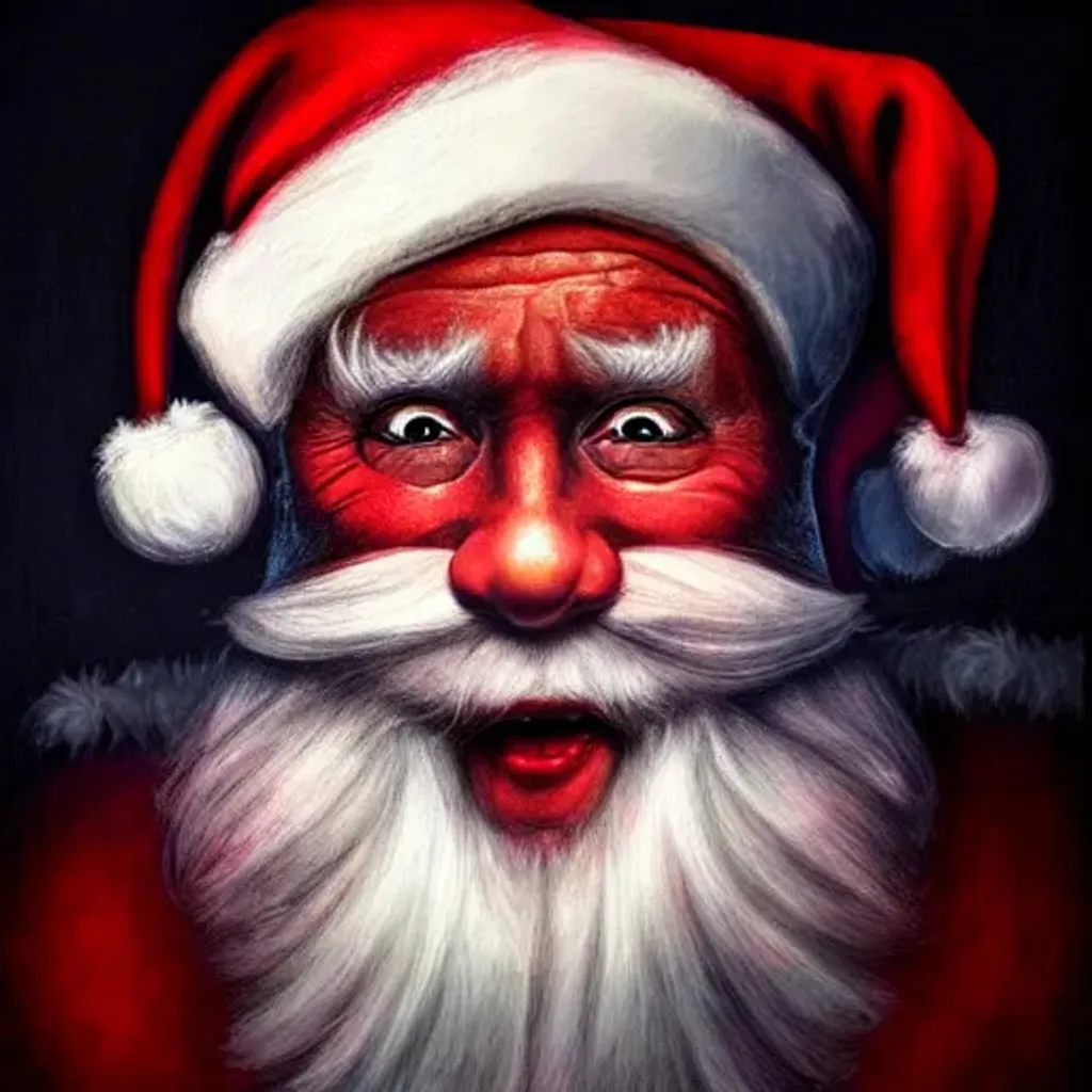 Alien Santa Claus, ultra highly detailed, Chiaroscu... | OpenArt