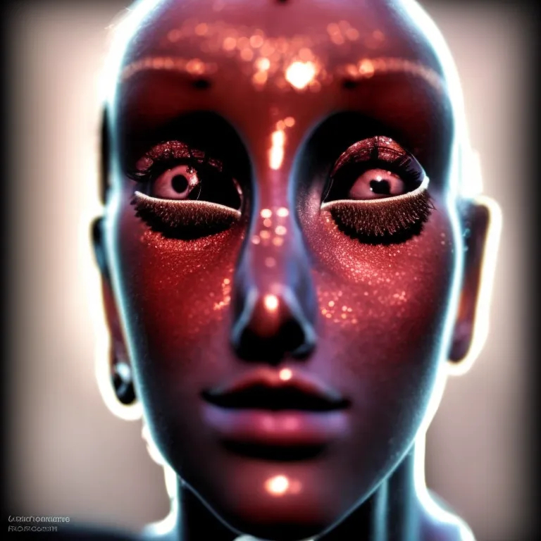 deep sharp focus on the eyes, eyelashes are expressi... | OpenArt