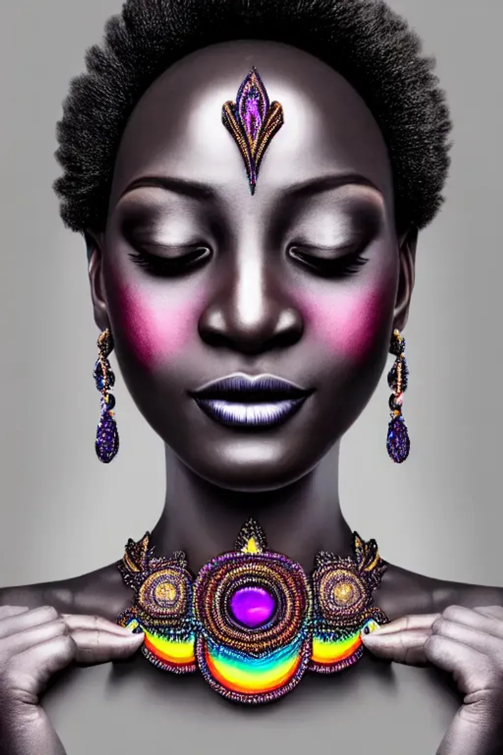 breathtakingly detailed digital art: dark skinned Ra... | OpenArt