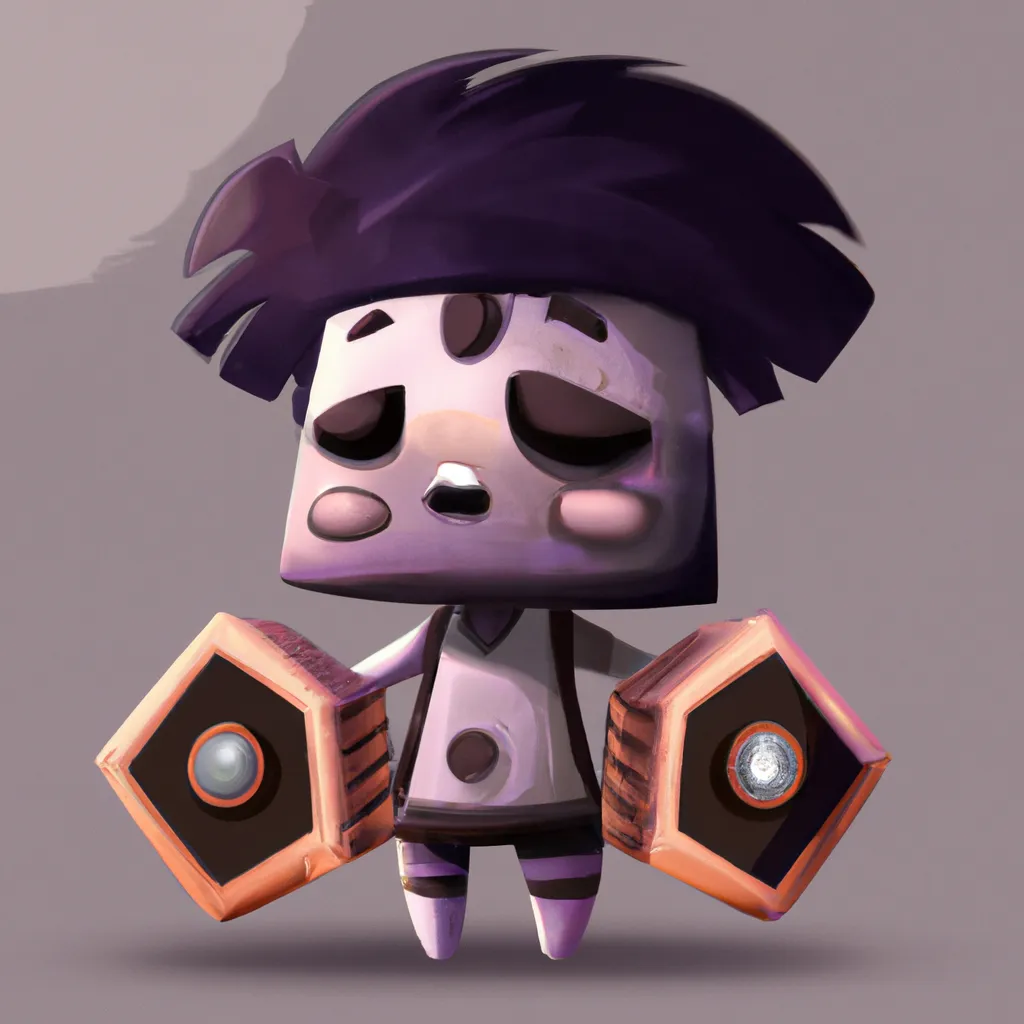 rhythm game character, digital art | OpenArt