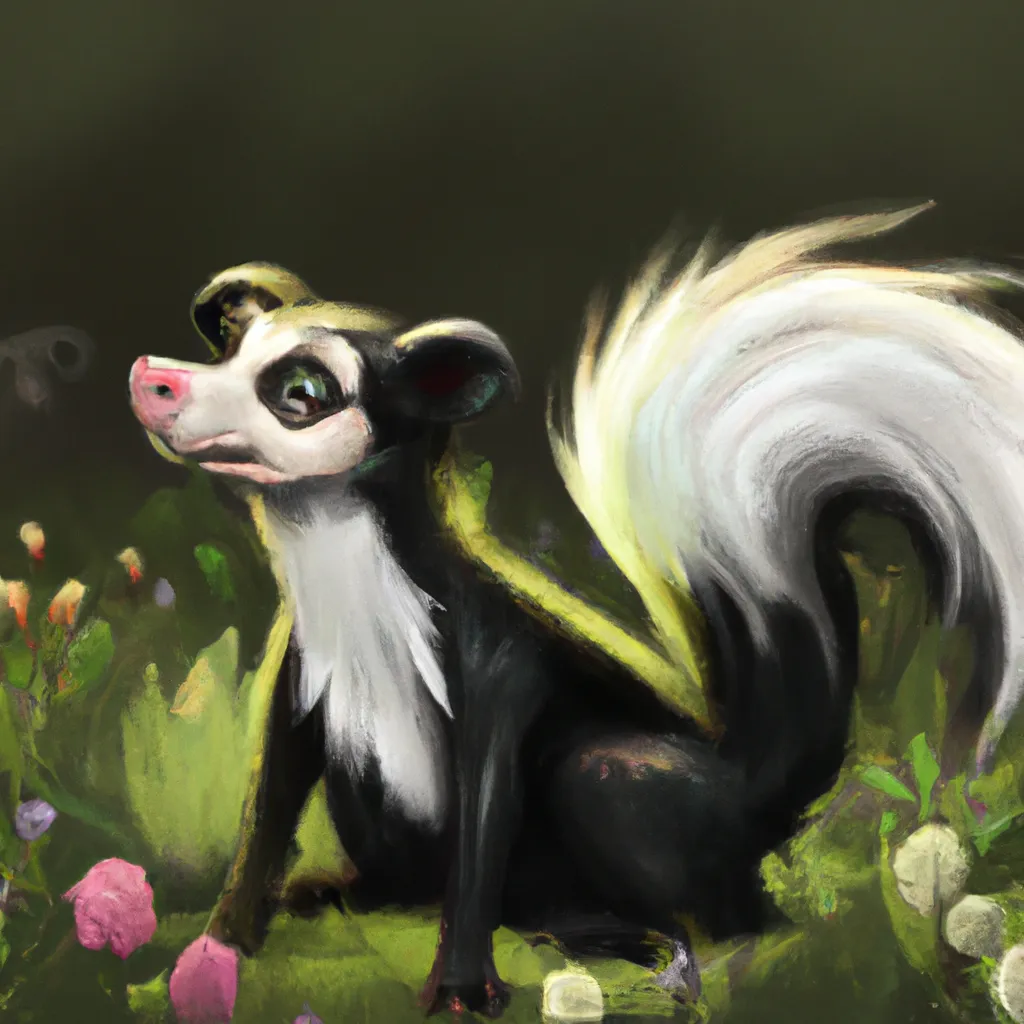 fairy skunk fantasy creature photorealism artstation... | OpenArt