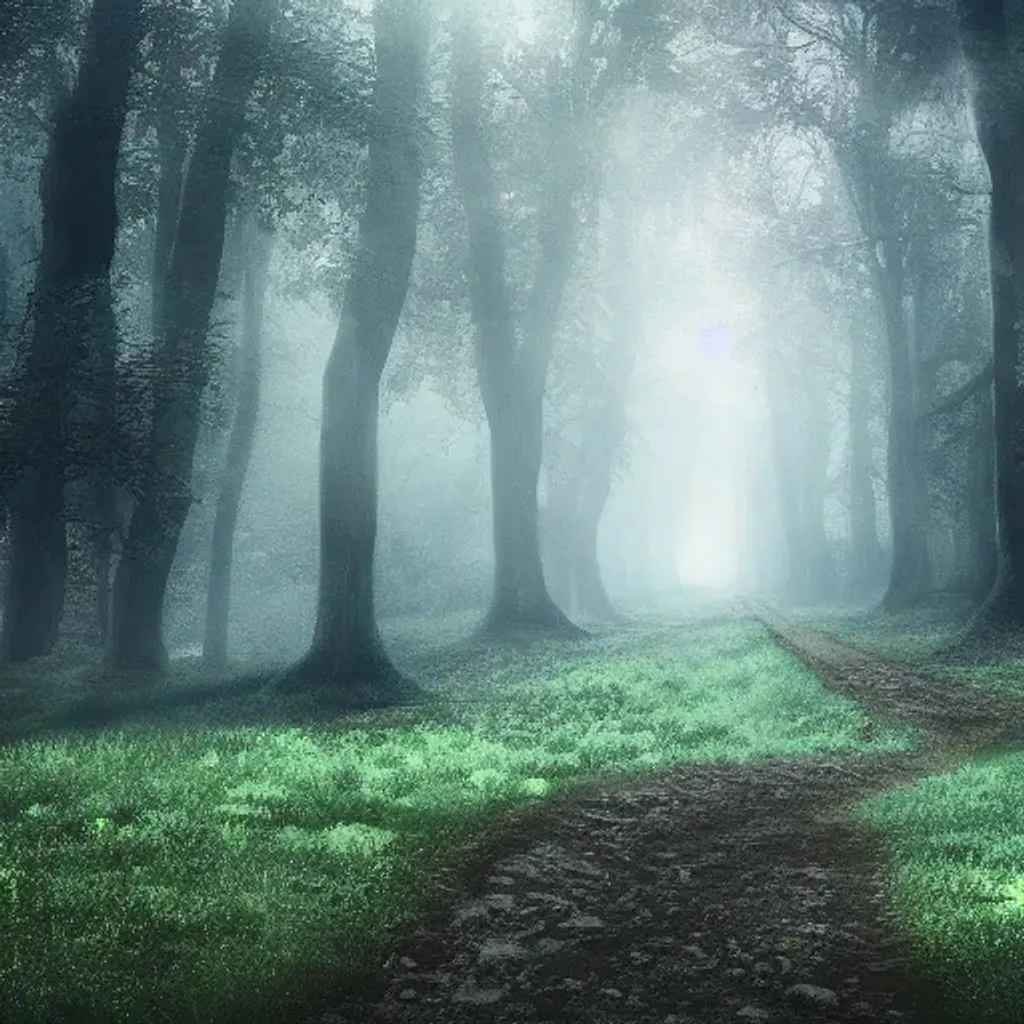 Lord Of Rings Forest Landscape