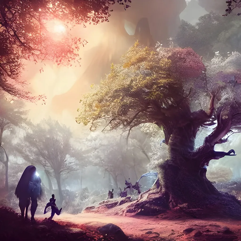 a beautiful otherworldly fantasy landscape of a myst... | OpenArt