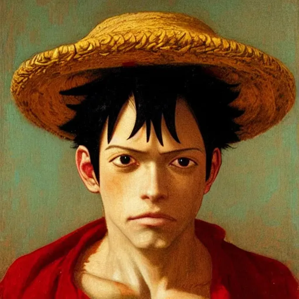 portrait of a Luffy from One Piece by thomas cooper... | OpenArt