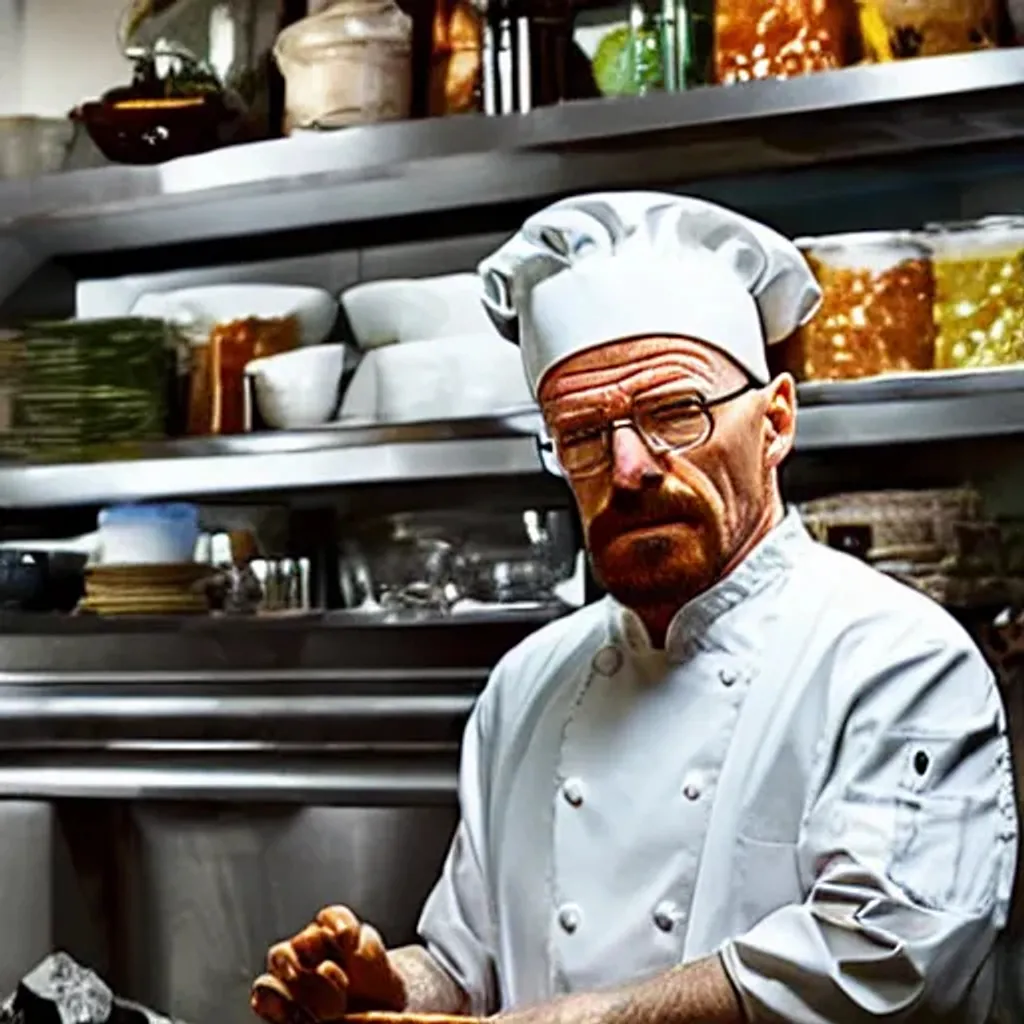 walter white as a gourmet chef, 4k | OpenArt