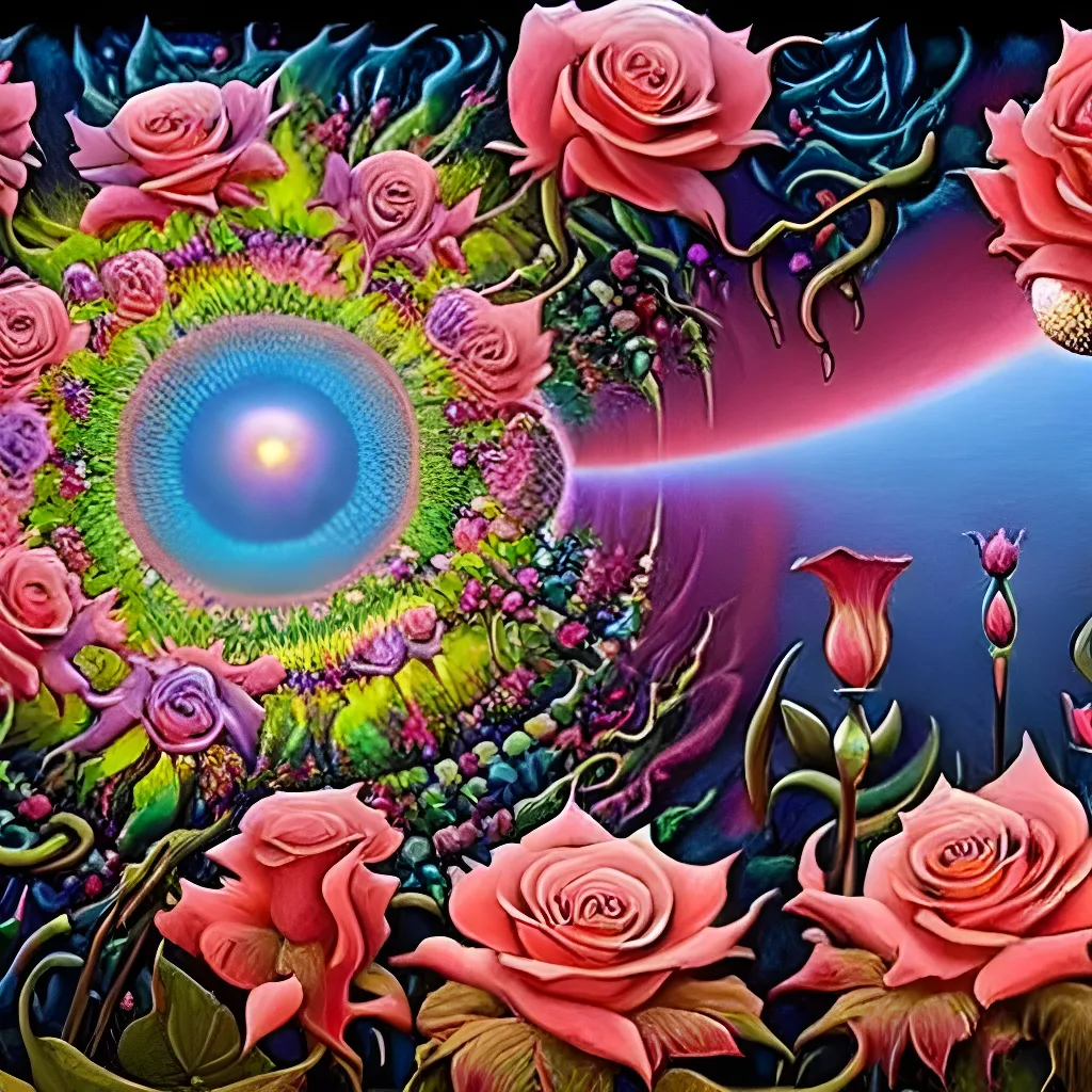 Monet Demon flower explosion | OpenArt