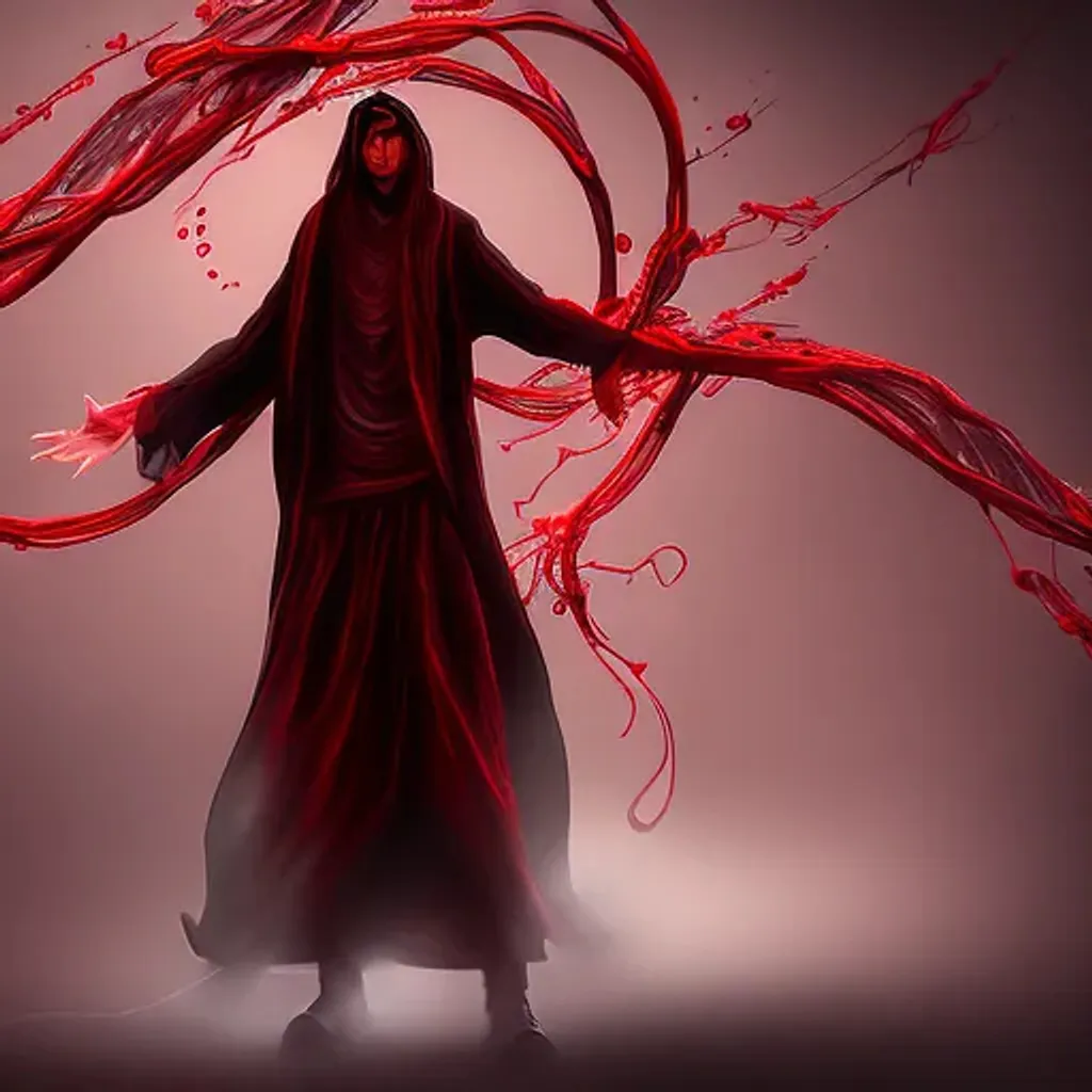 a dynamic digital illustration of a young sorcerer u... | OpenArt