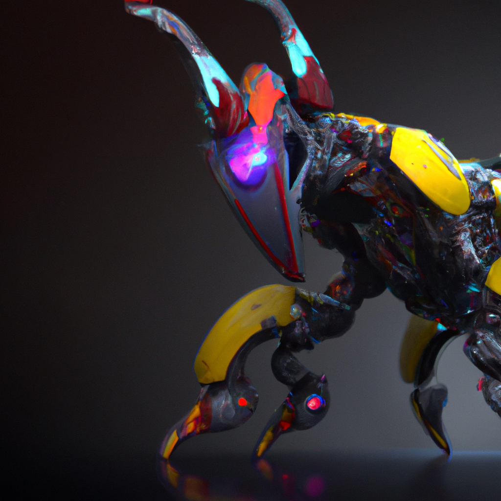 Cybertronic Droid, alebrije, high definition, sharp,... | OpenArt