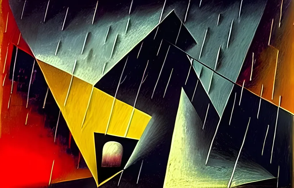 Abstract cubism Oil painting by Dave McKean, Juan Gr... | OpenArt