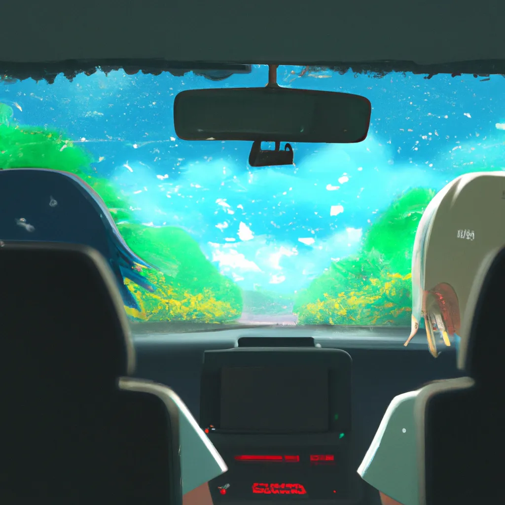 anime 2 characters riding driving in a car with a go... | OpenArt