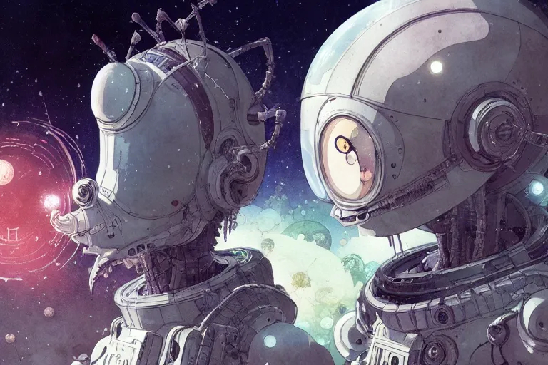 strange alien, outer space, deep space, beautiful, m... | OpenArt