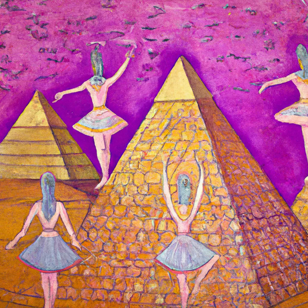 Detailed Painting Of Pyramids Made Of Ballerinas In OpenArt Detailed Painting Of Pyramids Made Of Ballerinas In OpenArt