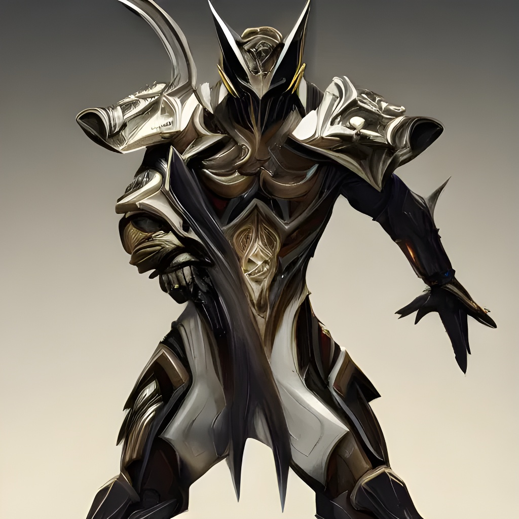 warframe excalibur prime wielding a katana in jodan... | OpenArt