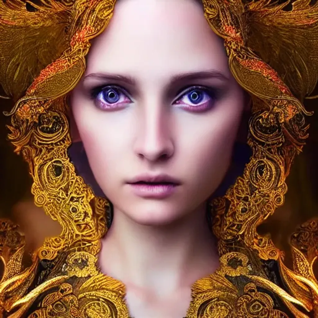 beautiful heavenly Angelic Goddess, highly detailed,... | OpenArt