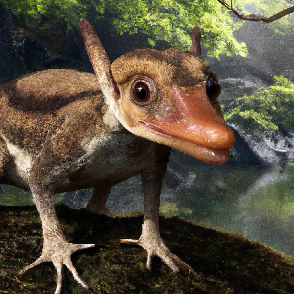 ancient has dinosaur head chimera of Sunda Flying Le... | OpenArt