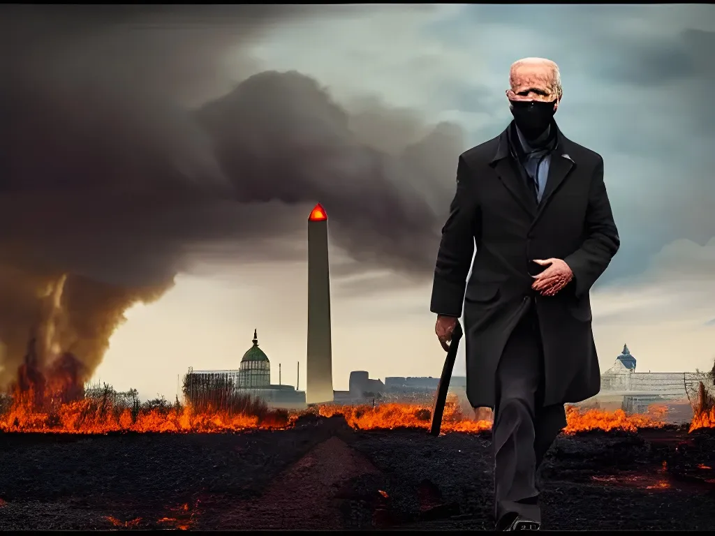 Photo of Post Apocalyptic dystopia of Washington DC... | OpenArt