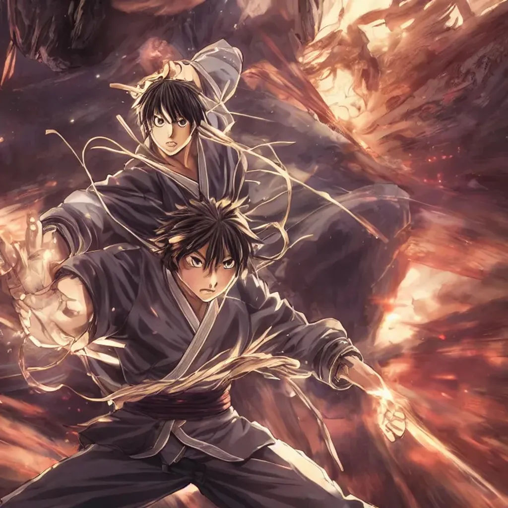 fantasy shonen anime of a young martial artist by To... | OpenArt