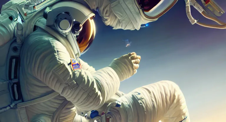 A astronaut, accurate anatomy, highly detailed, digi... | OpenArt