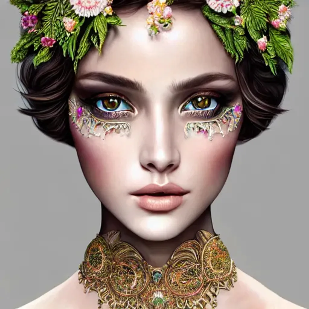 breathtakingly detailed digital art anthracite Zinni... | OpenArt