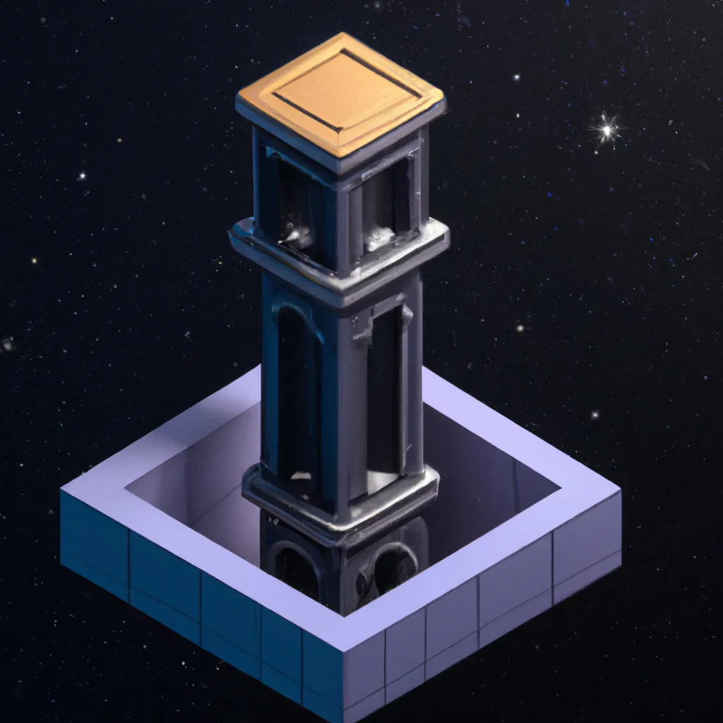 isometric tower, universe inside tower, photorealist... | OpenArt