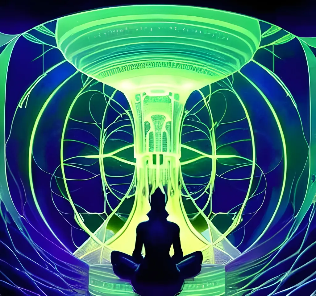 high depth, inside fractals!! calm, healing, resting... | OpenArt