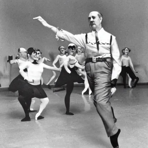 hitler dancing ballet | OpenArt