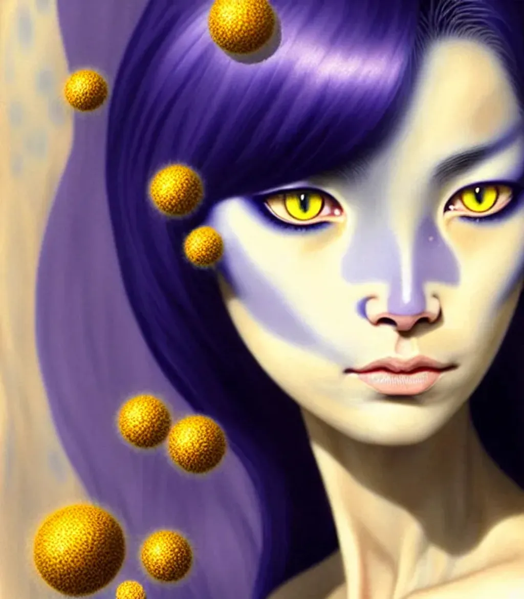 (( woman-cat shapeshifter)) indigo cream mustard pin... | OpenArt