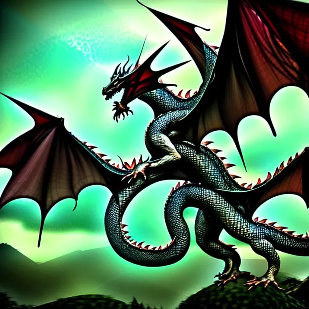 Mythical Fantasy Dragon | OpenArt