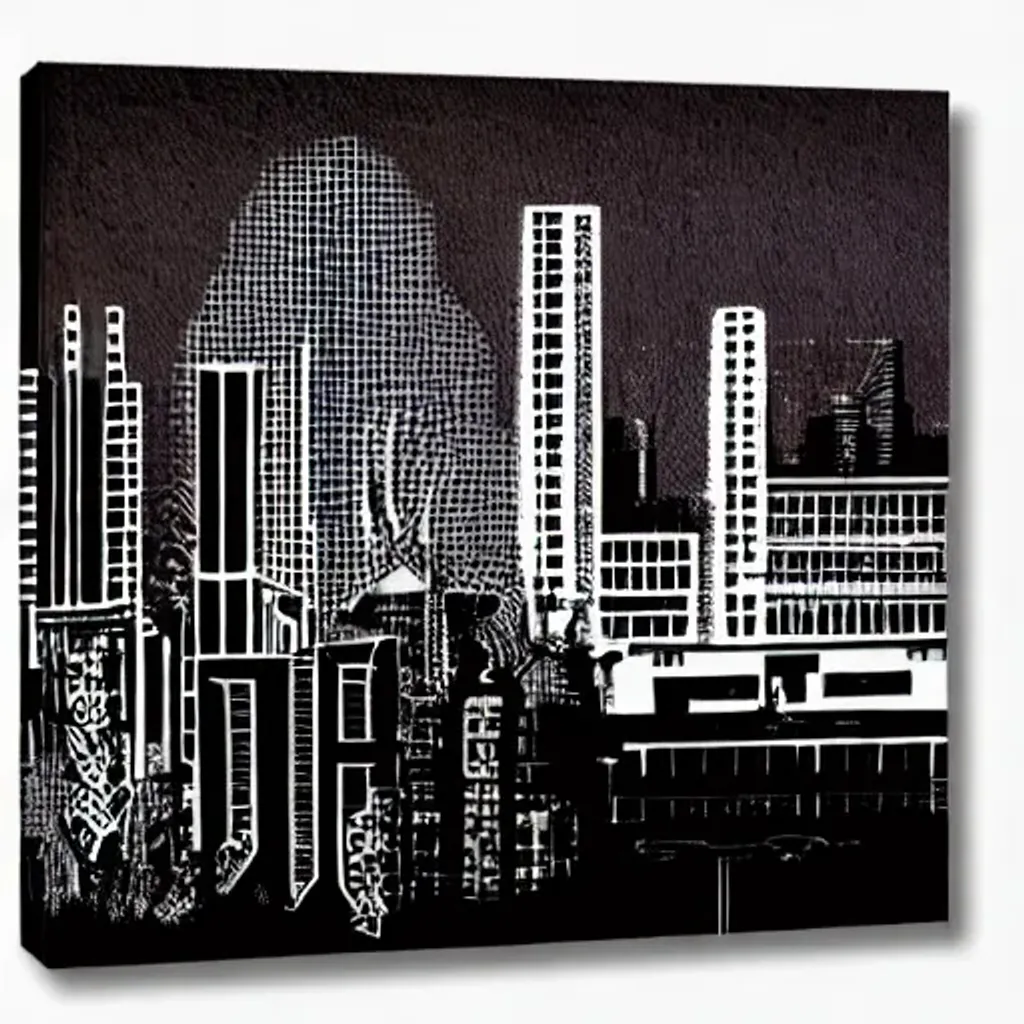 post punk city scape | OpenArt