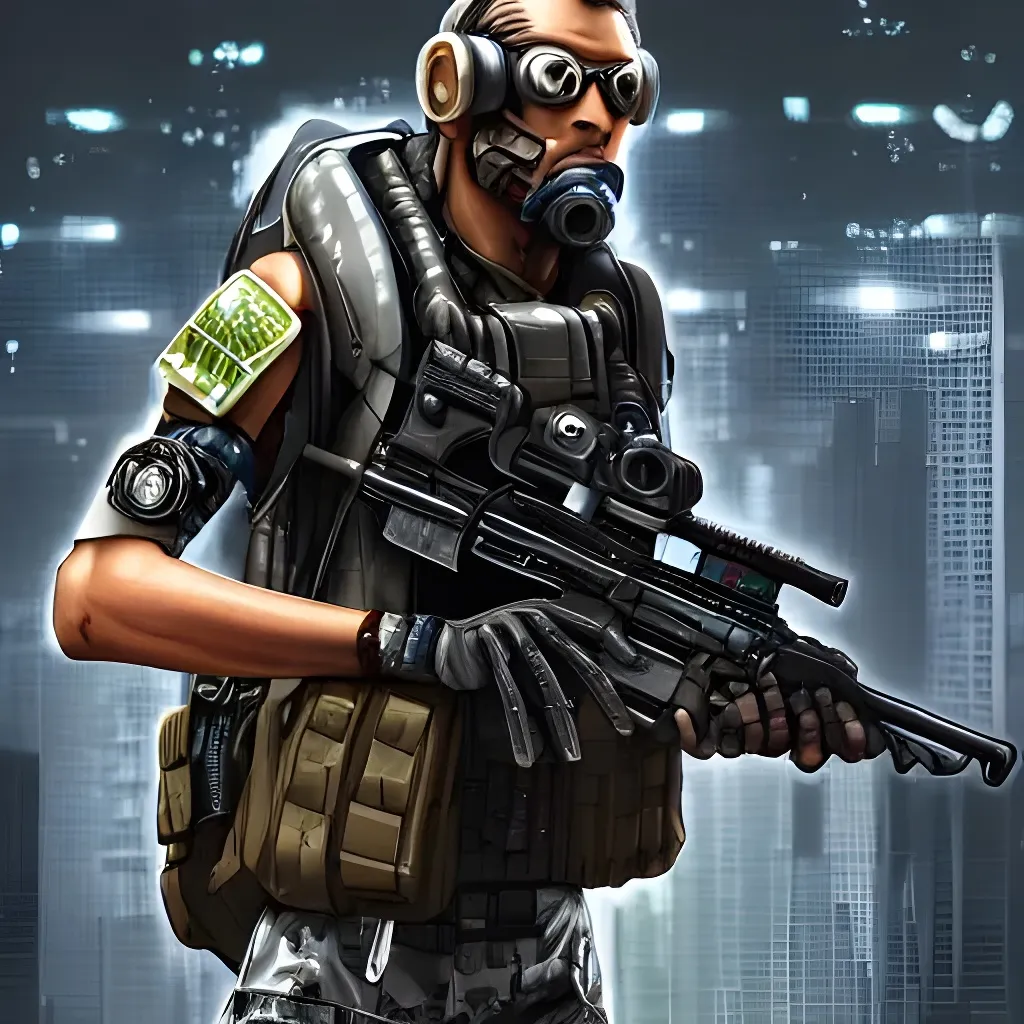 Spanish photo of professional hyperrealistic cyborg... | OpenArt