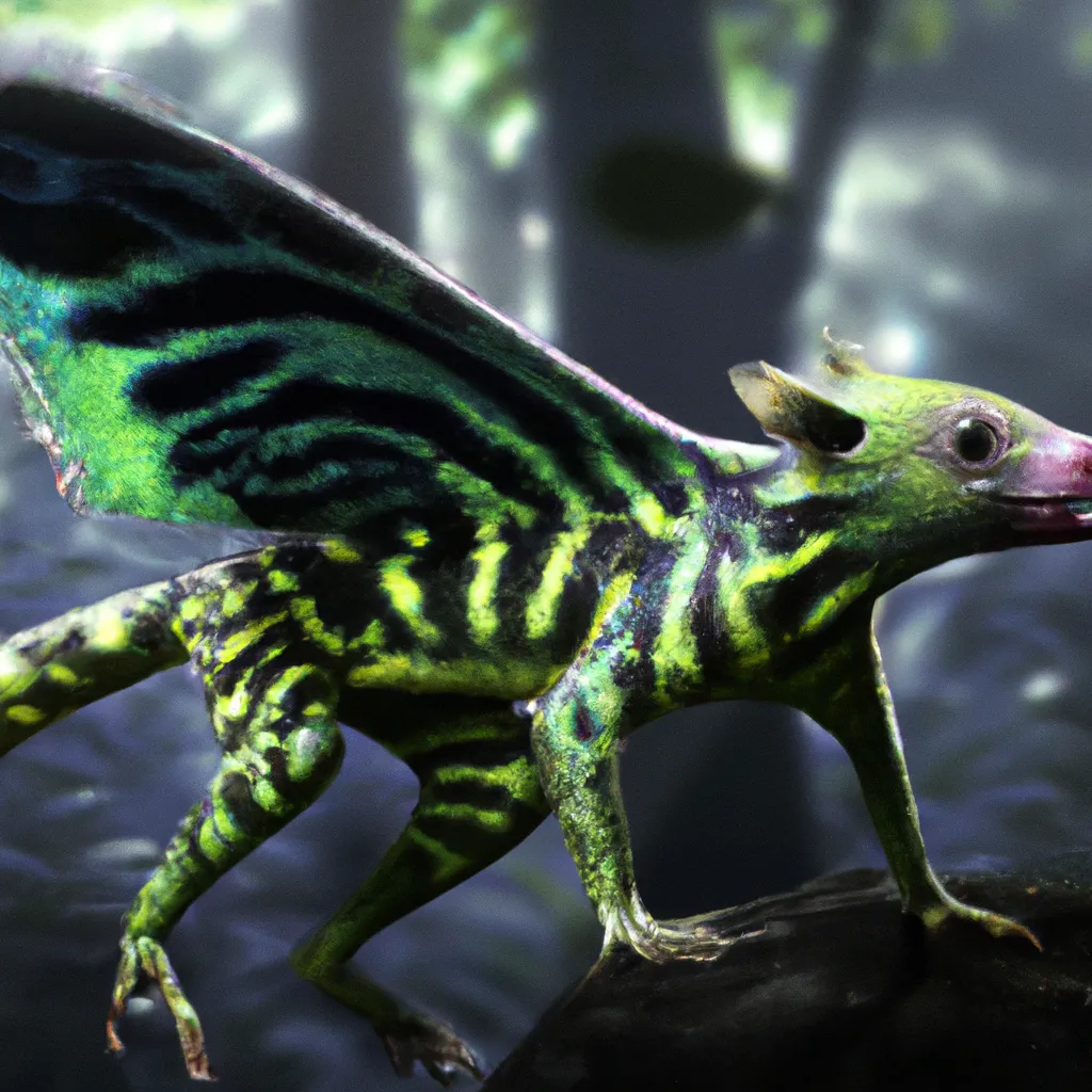 ancient bioluminescence chimera of Sunda Flying Lemu... | OpenArt