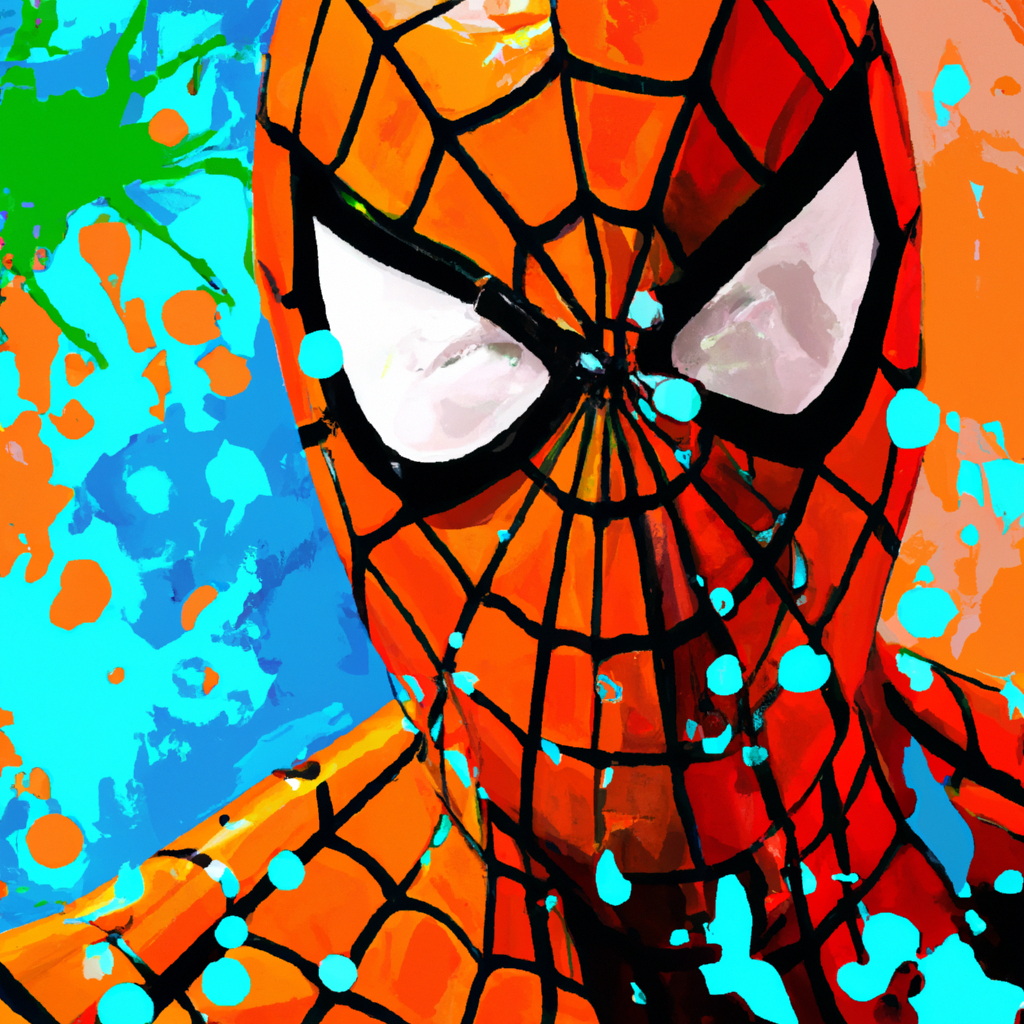 spiderman portrait, Teal and orange ocean, contrasti... | OpenArt