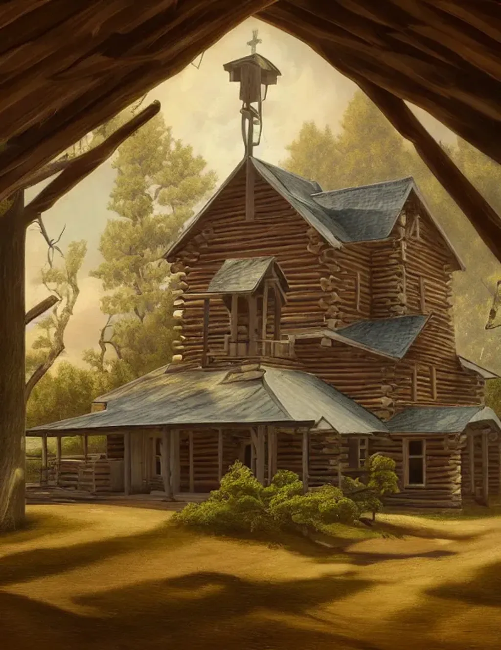 Digital art oil painting by Thomas Hart Benton 1880'... | OpenArt