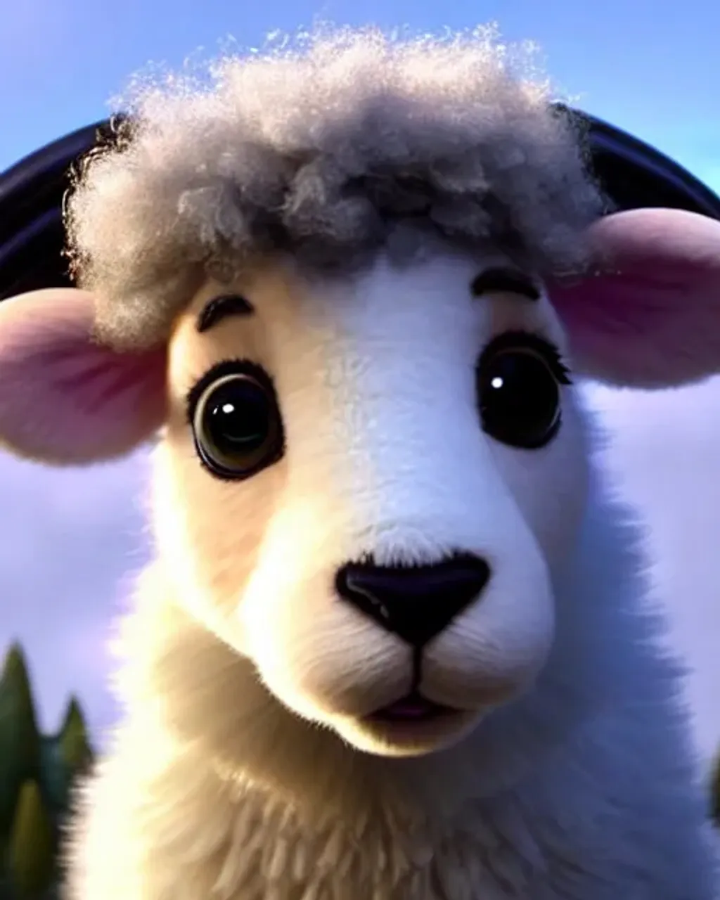 Disney pixar, exquisite new character, cute black Sh... | OpenArt