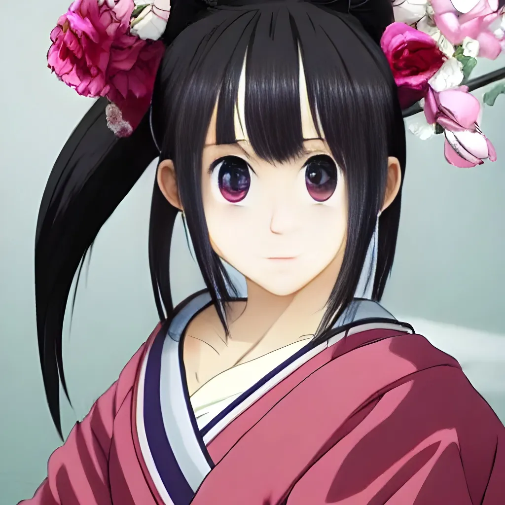 studio half-body shot of absurdly beautiful kawaii p... | OpenArt