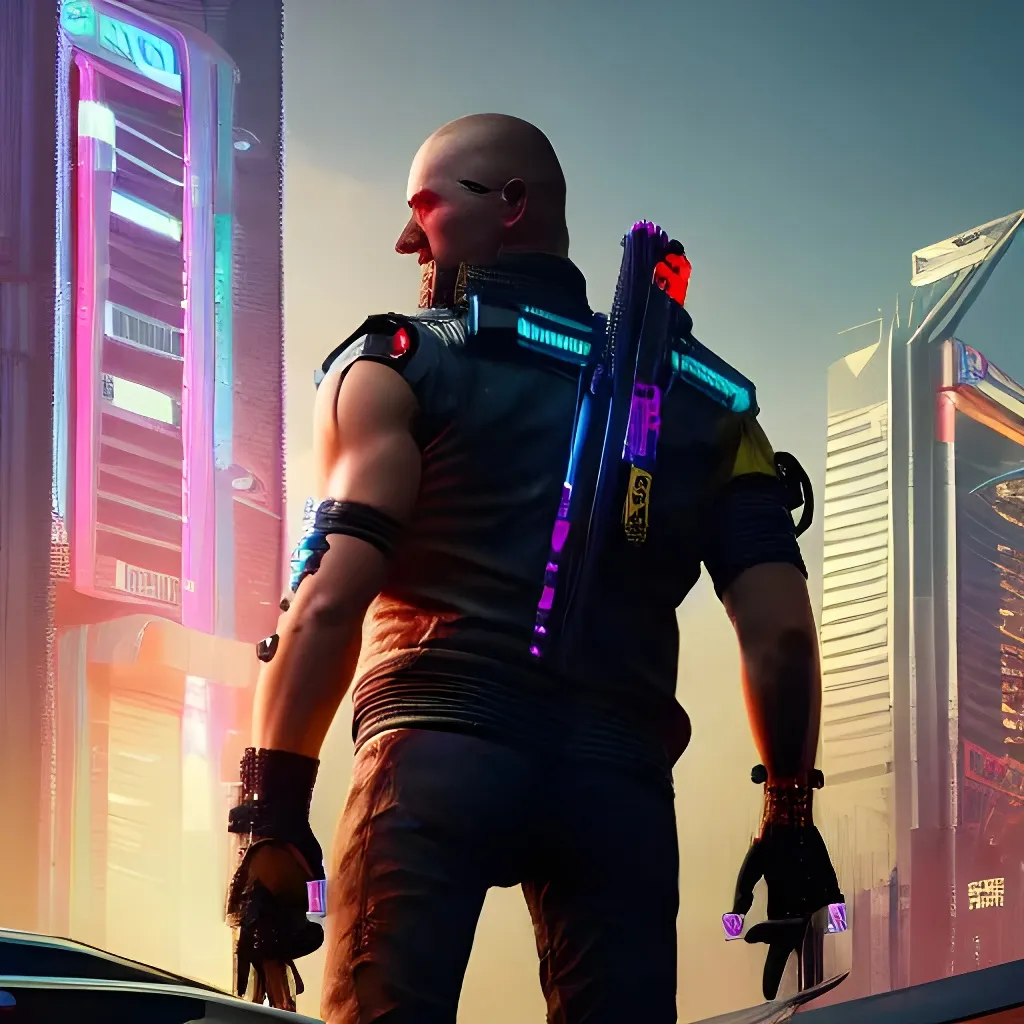 cyberpunk 2077 sad, 4k, 8k, octane render, highly de...