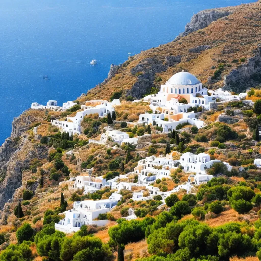 beautiful greece landscape, nature | OpenArt