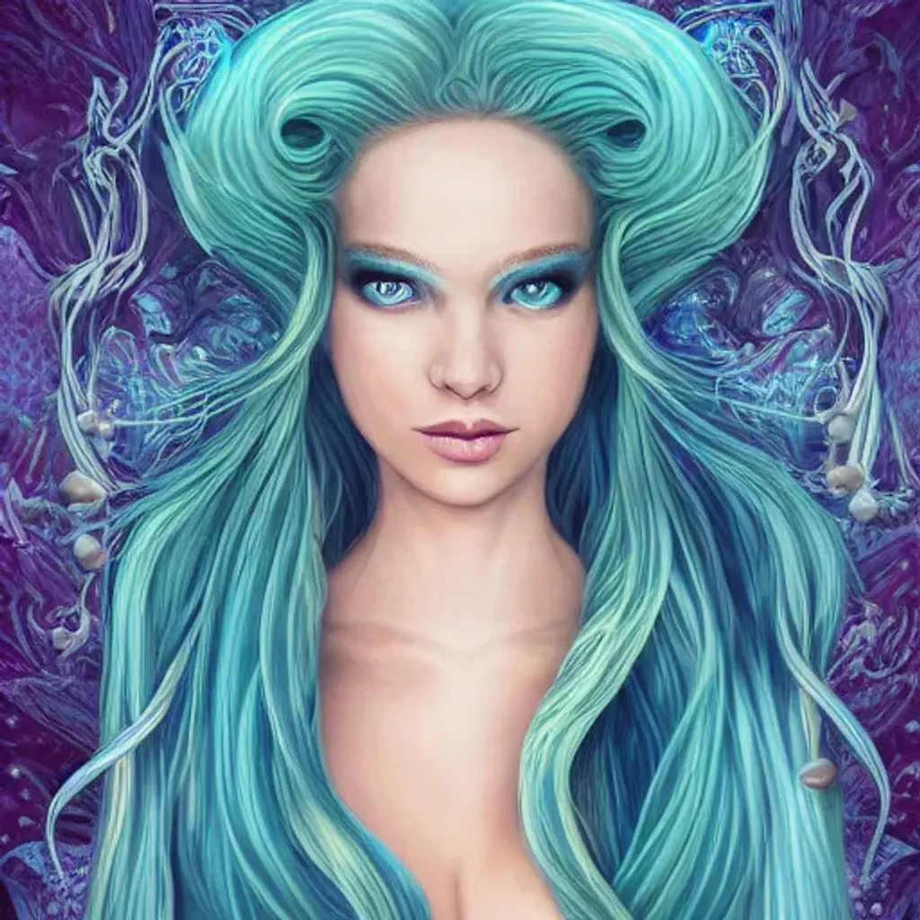 highly detailed beautiful female mermaid, beautiful... | OpenArt