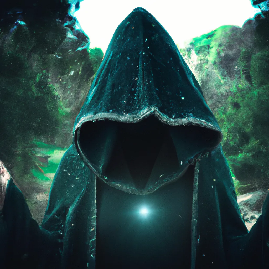 A Magical portal inside of a hooded cloak | OpenArt