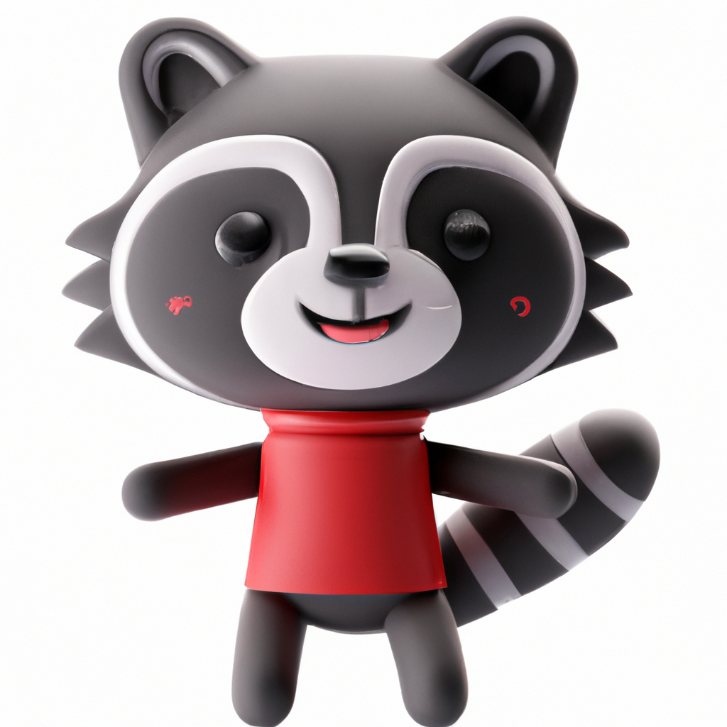 3D Render of Raccoon by sanrio | OpenArt