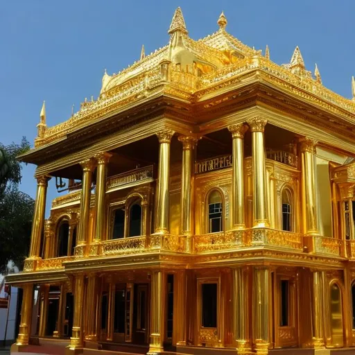 gold house | OpenArt