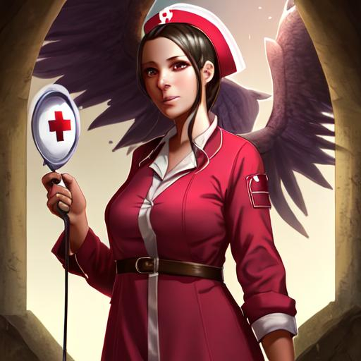 a nurse in a high fantasy setting | OpenArt