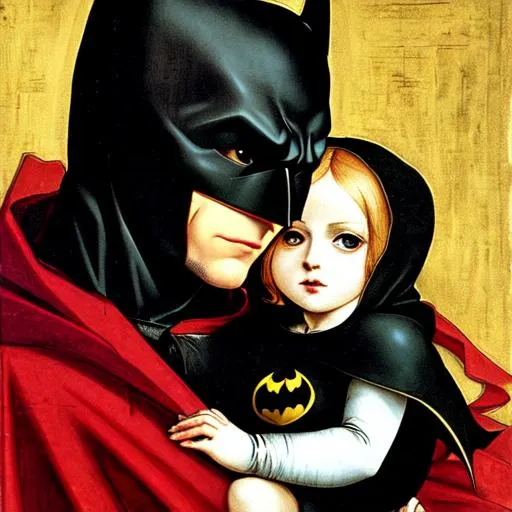 batman/batman_monalisa by Leonardo DaVinci | OpenArt