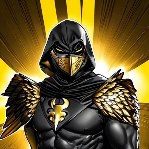 eagle-cowl nighthawk-mask inspired adult male superh... | OpenArt