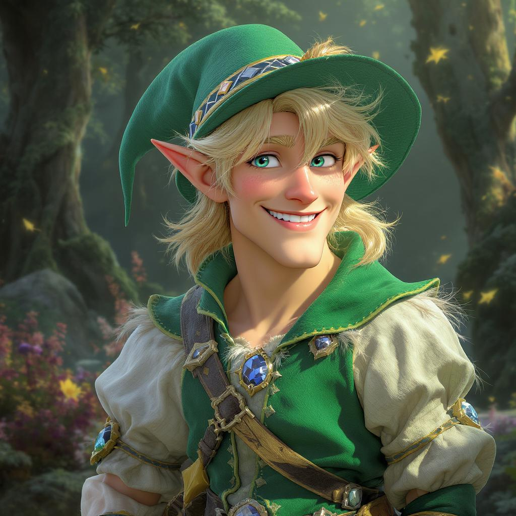 Kresnel, Fun-loving male member of the FairFolk, car...