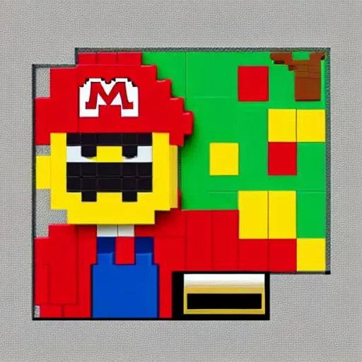 lego mario | OpenArt