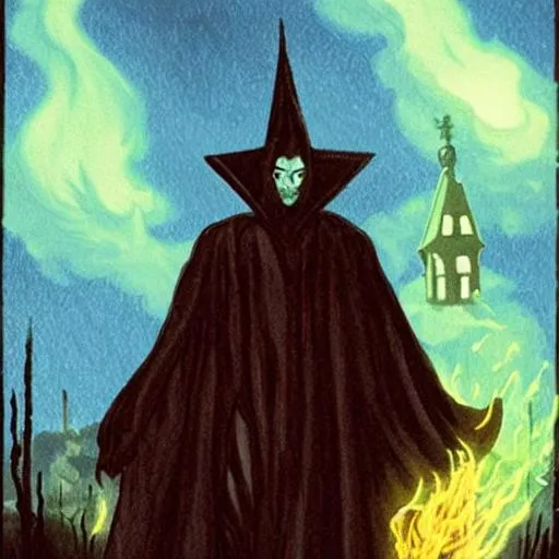 dark "david bowie" castle popcorn undertaker vampire | OpenArt